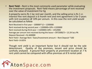 Concept of Pre-leased properties | PPTX