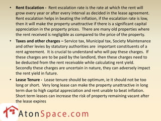 Concept of Pre-leased properties | PPTX