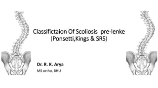 Pre lenke scoliosis classification.pptx