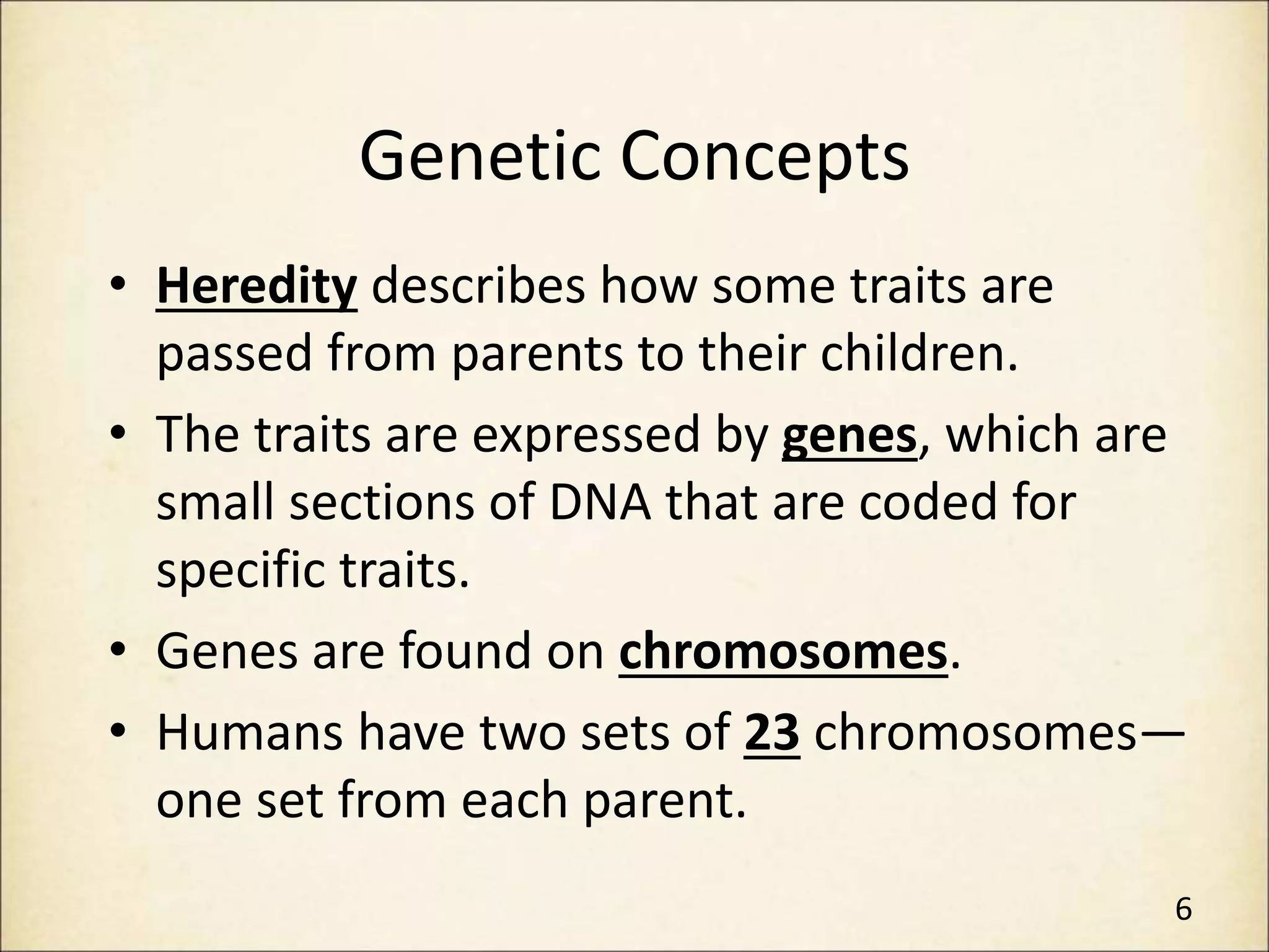 Basic Concept of Genetics | PPT
