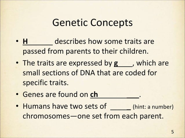 Basic Concept of Genetics | PPT