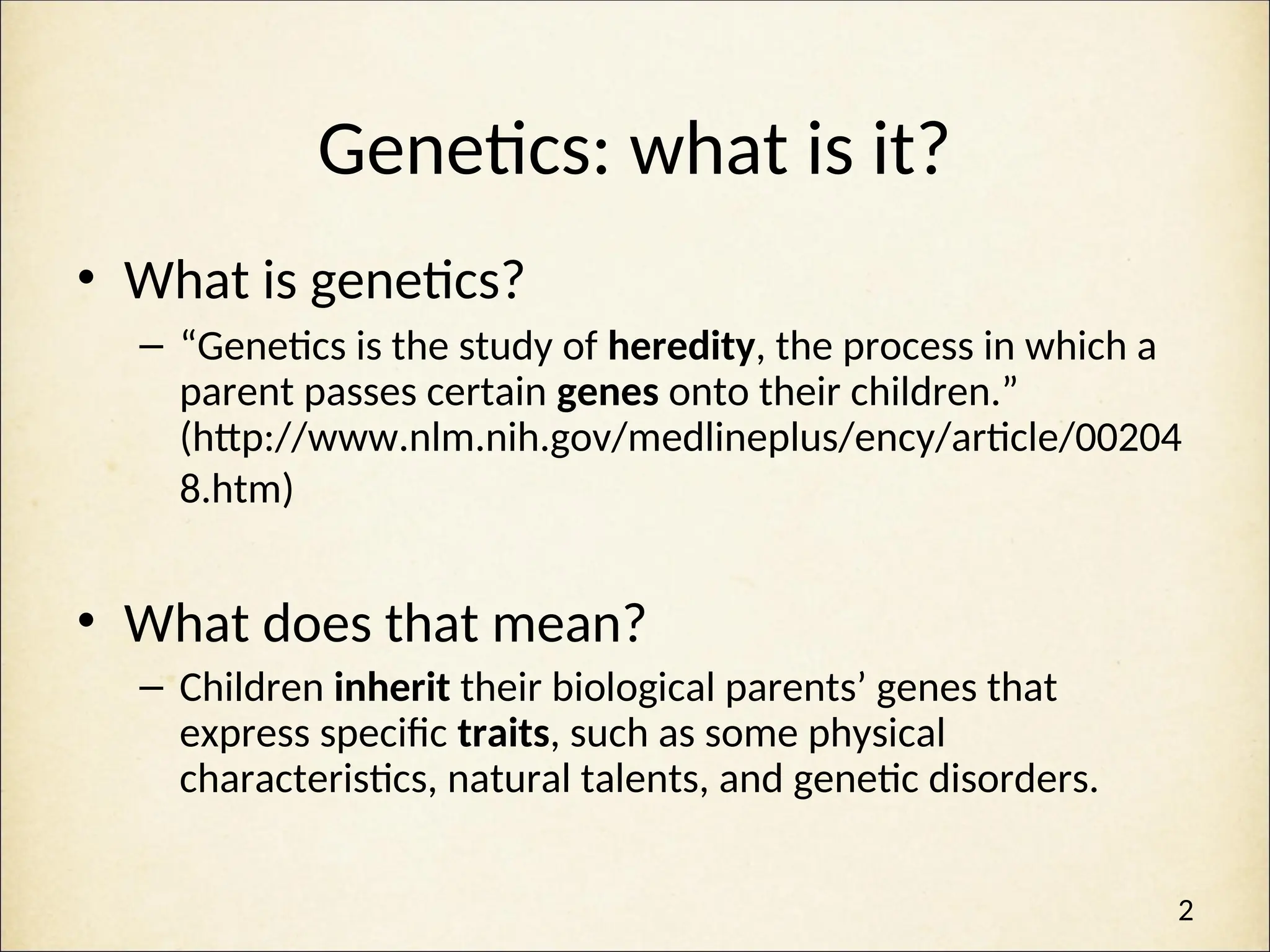 prelesson basic genetic basic genetic.ppt