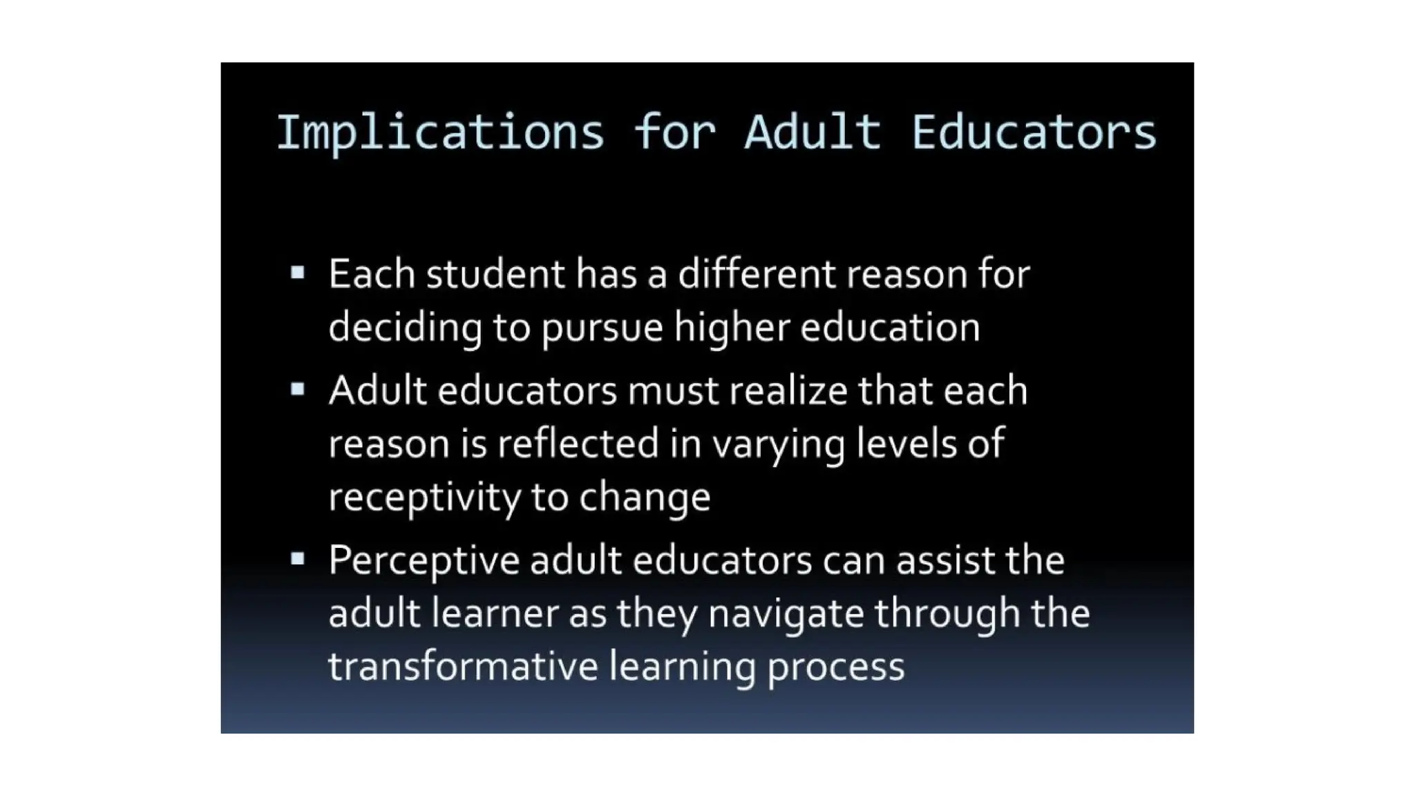 Transformative Education and Transformative Learning | PPTX