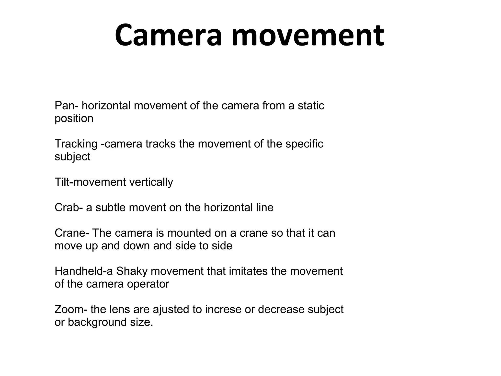 AS media Filming Techniques (by Reynheart Malte) | ODP