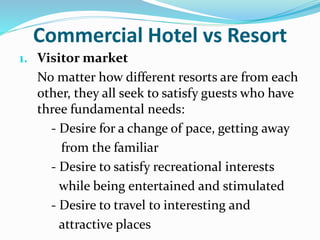 Resorts (Travel Management Prelim Notes) | PPTX