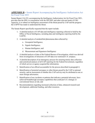 Prelimary assessment-uap-20210625 | PDF | Defense Industry | Industries