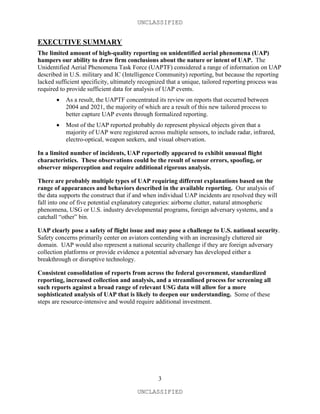 RELATÓRIO OVNI/UAP, JUNHO DE 2021 - EUA (versão original - inglês) | PDF