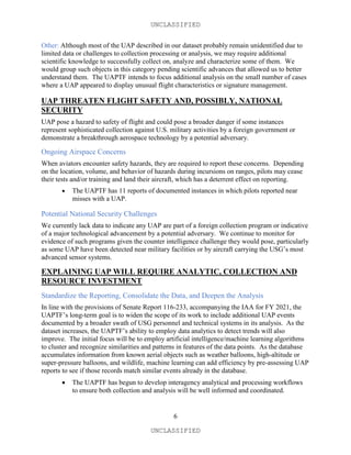 RELATÓRIO OVNI/UAP, JUNHO DE 2021 - EUA (versão original - inglês) | PDF
