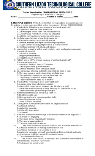 Prelim exam in Elementary Stat. (1) (1).docx