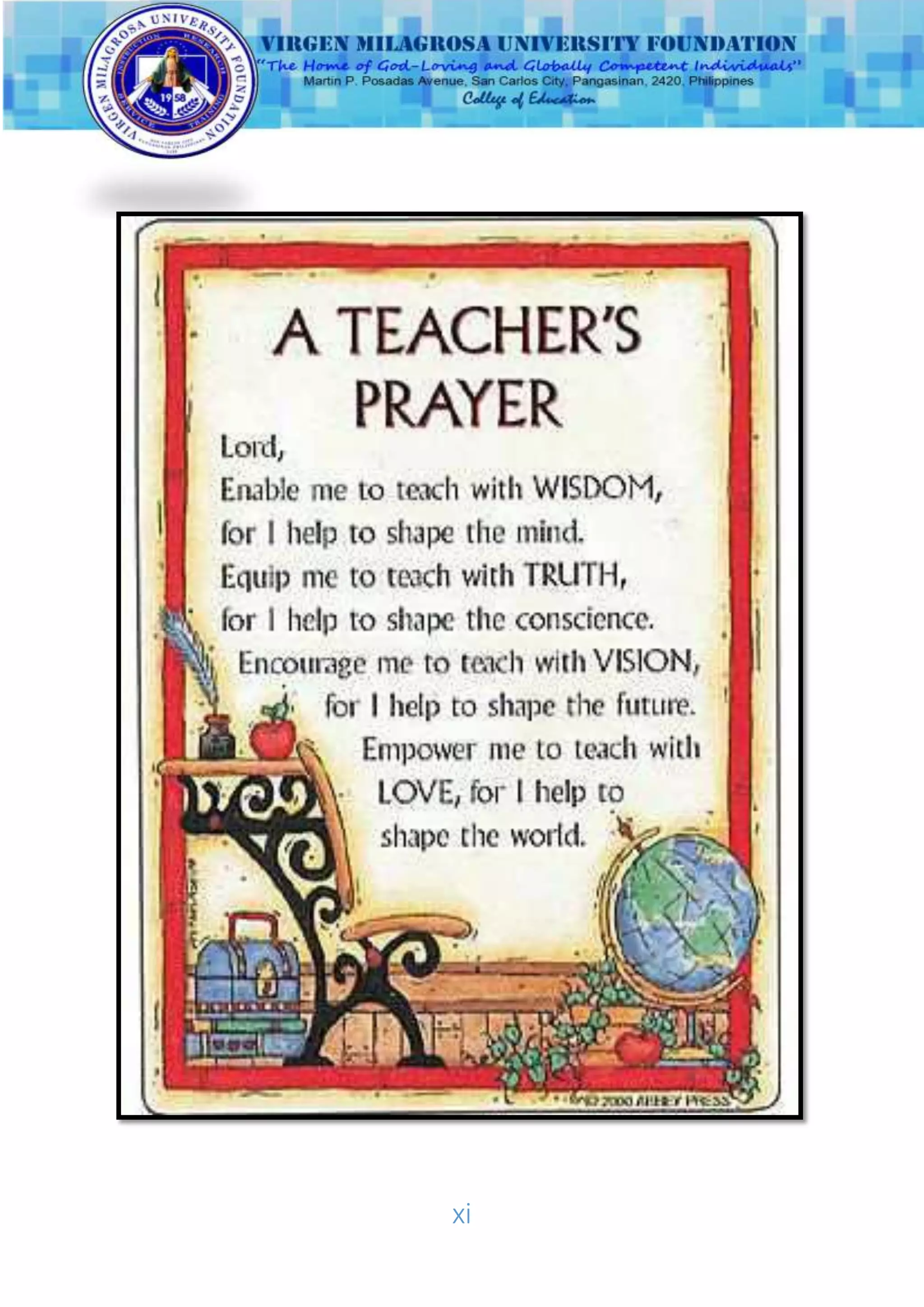 (PART 1 OF 2) Off - Campus Practice Teaching Portfolio | DOCX