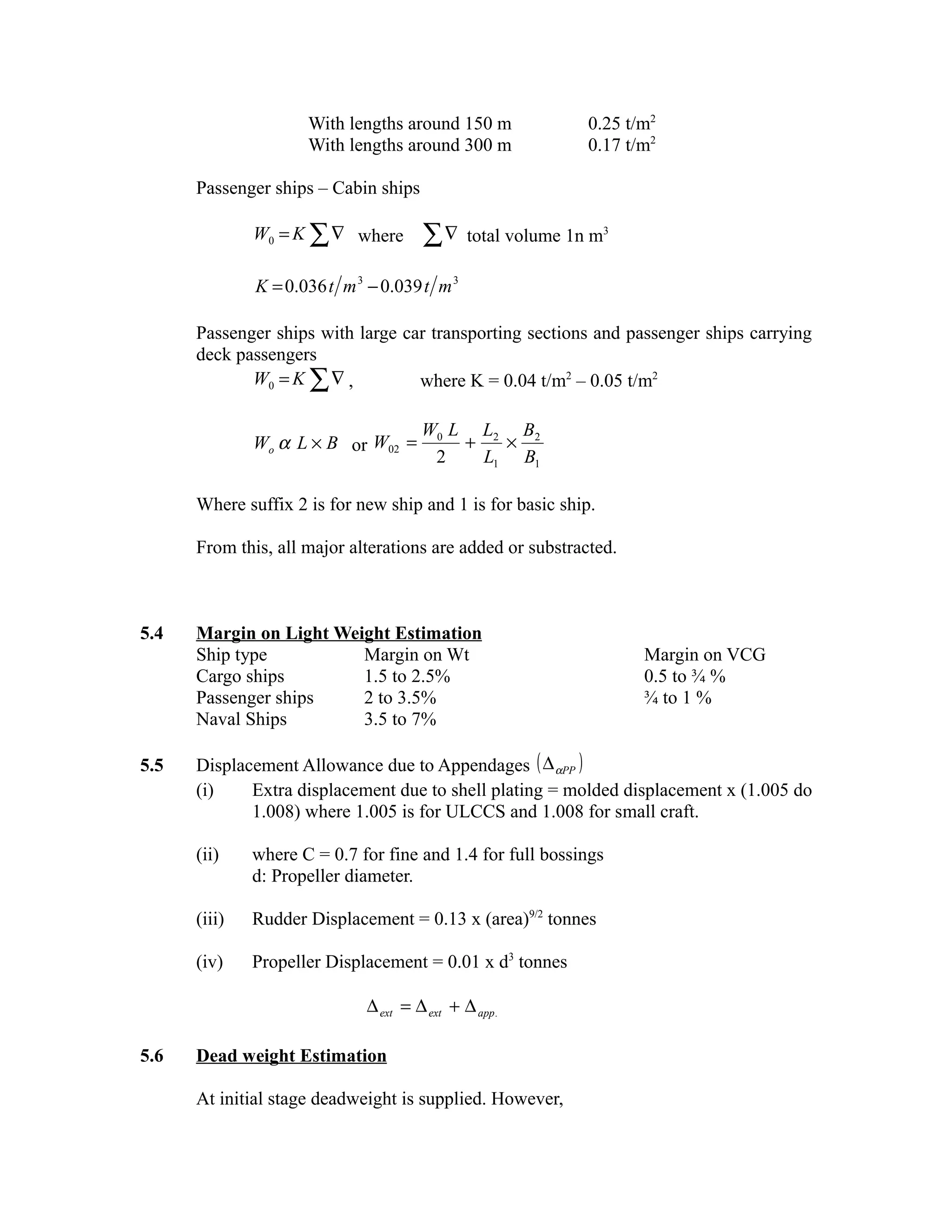 Preliminary ship-design | PDF
