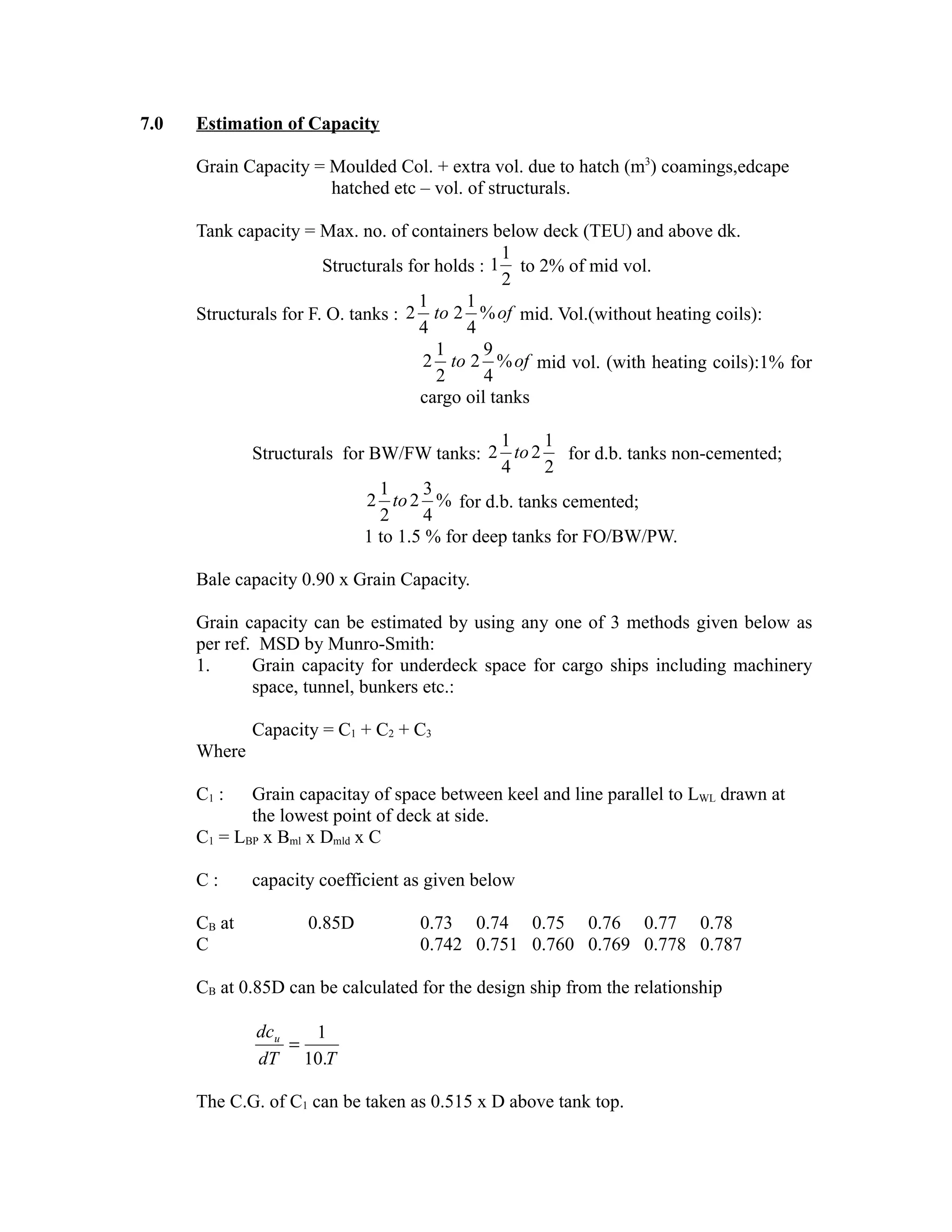 Preliminary ship-design | PDF