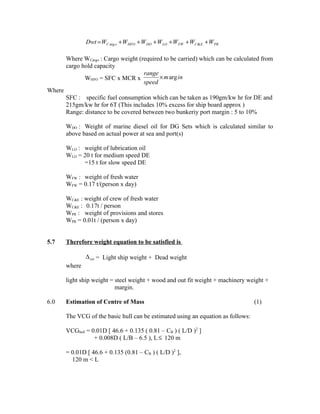 Preliminary ship-design | PDF