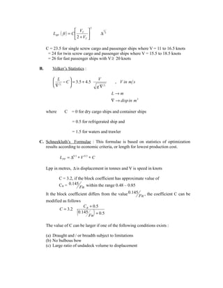 Preliminary ship-design | PDF