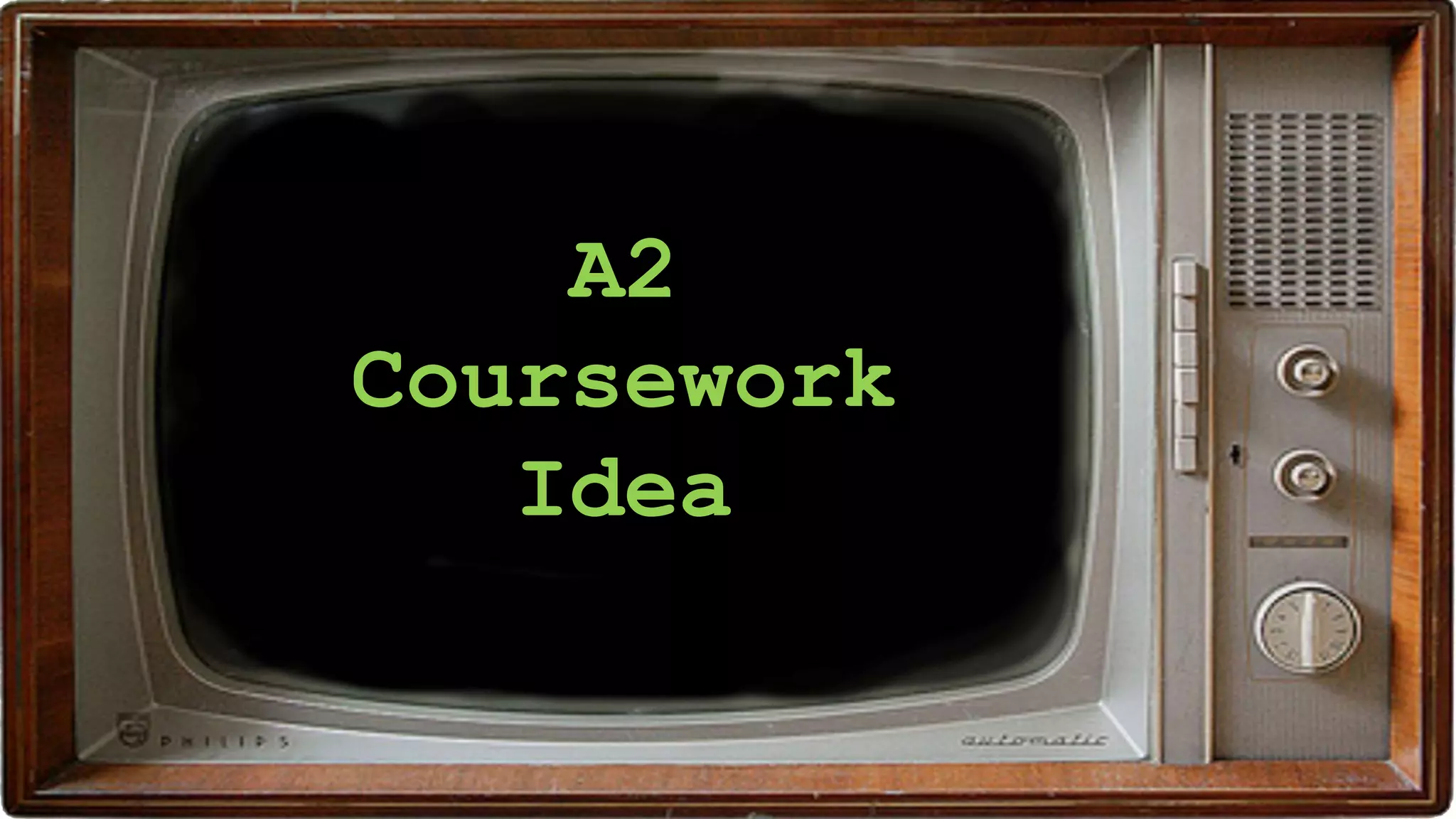 Preliminary A2 coursework ideas | PPT