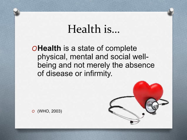 Preliminary Core 1 Better Health for Individuals | PPT