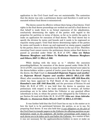 Preliminary decree for partition (article) | DOC