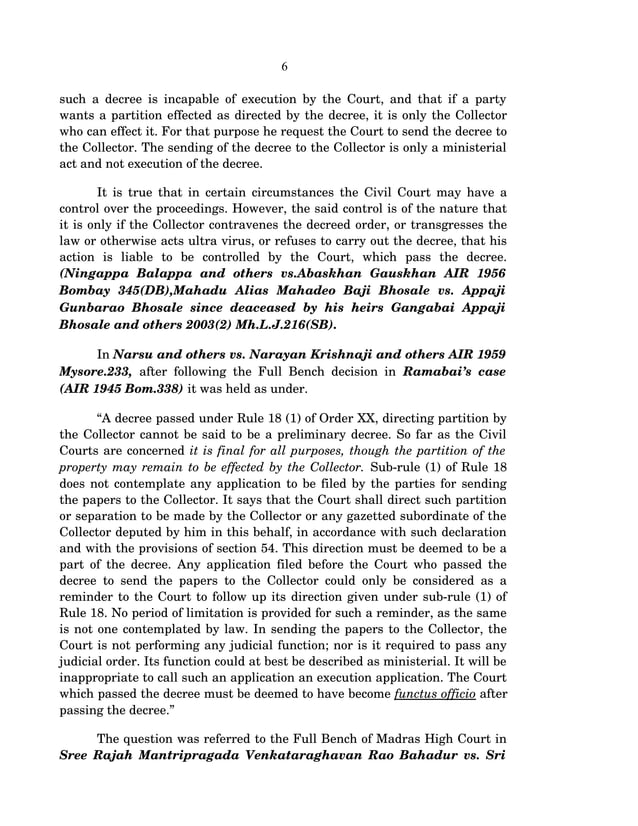 Preliminary decree for partition (article) | DOC | Law