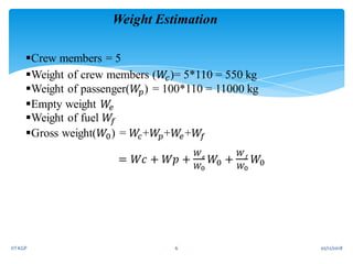 Preliminary Design of 100 Seater Aircraft | PDF