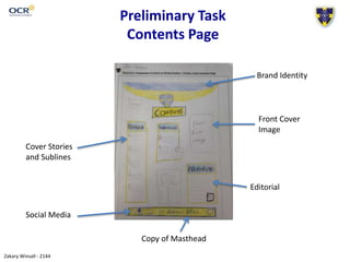 Preliminary Task - Hand Drawn Drafts
