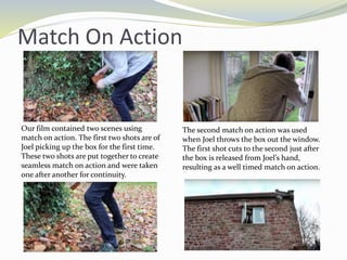 Preliminary evaluation | PPTX | Video Production | Content Production