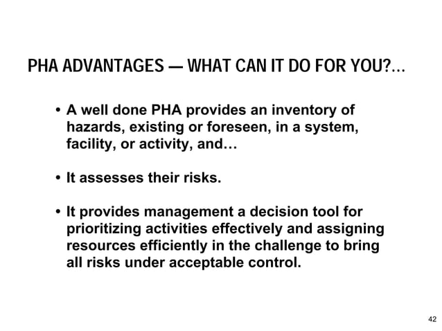Preliminary hazard analysis (pha) | PDF