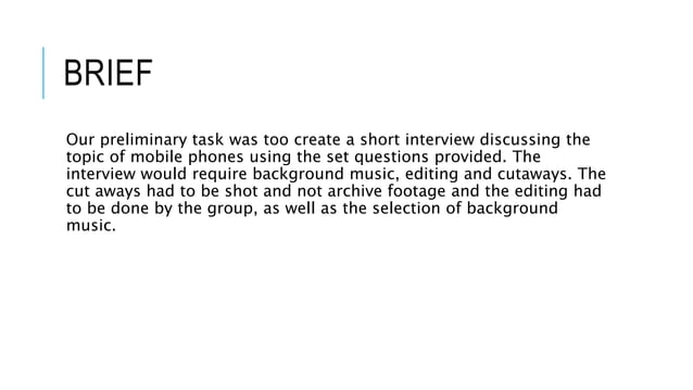 Preliminary Interview | PPTX