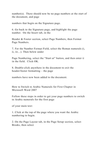 Preliminary Pages How to Start Page Numbering at a Specifi.docx