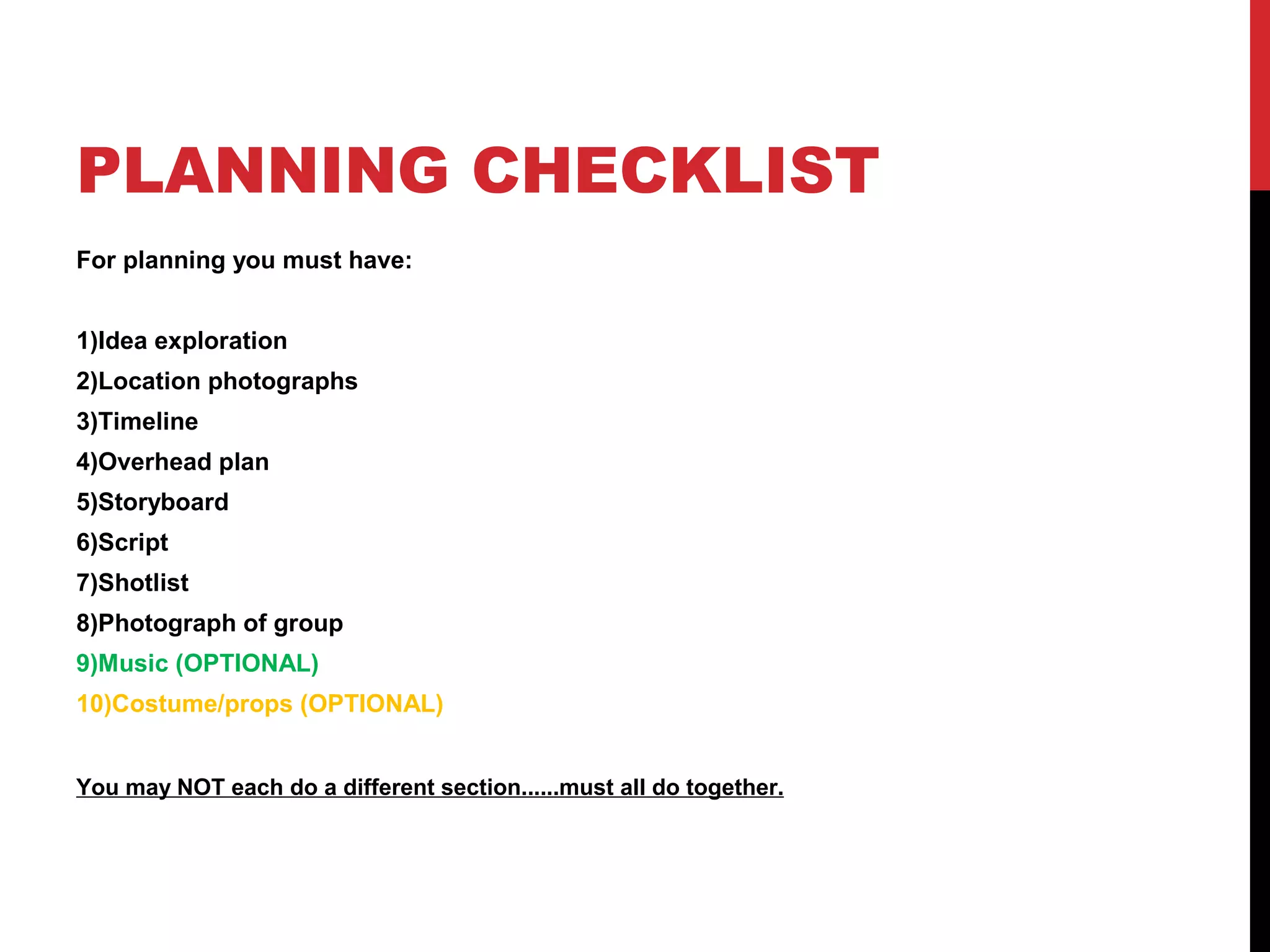 Preliminary planning | PPT