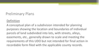 Preliminary Plan Streamlining | PPT
