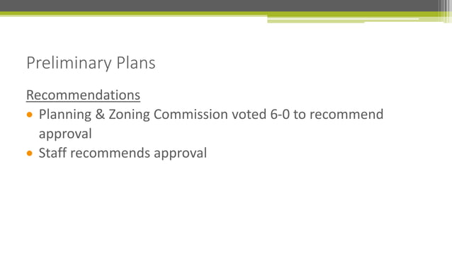 Preliminary Plan Streamlining | PPT