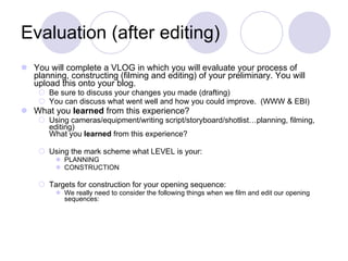 Preliminary powerpoint structure | PPT