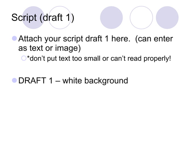 Preliminary powerpoint structure | PPT
