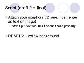Preliminary powerpoint structure | PPT