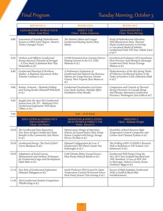 GRC Annual Meeting & GEA GeoExpo+ - Event Program | PDF