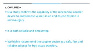 Preliminary results using coupler in microsurgery | PDF | First Aid ...