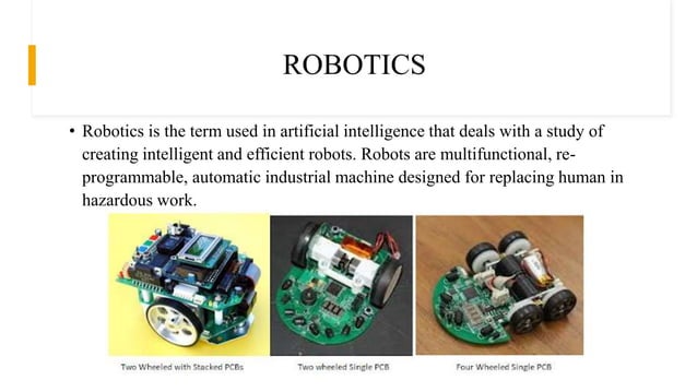 PRELIMINARY ROBOTIC SYSTEM DESIGN USING HARDWARE EMBEDDED COMPONENTS ...