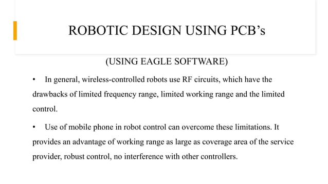 PRELIMINARY ROBOTIC SYSTEM DESIGN USING HARDWARE EMBEDDED COMPONENTS ...