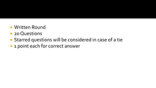 Comic Quiz DRISHTI'17 Prelims | PPTX