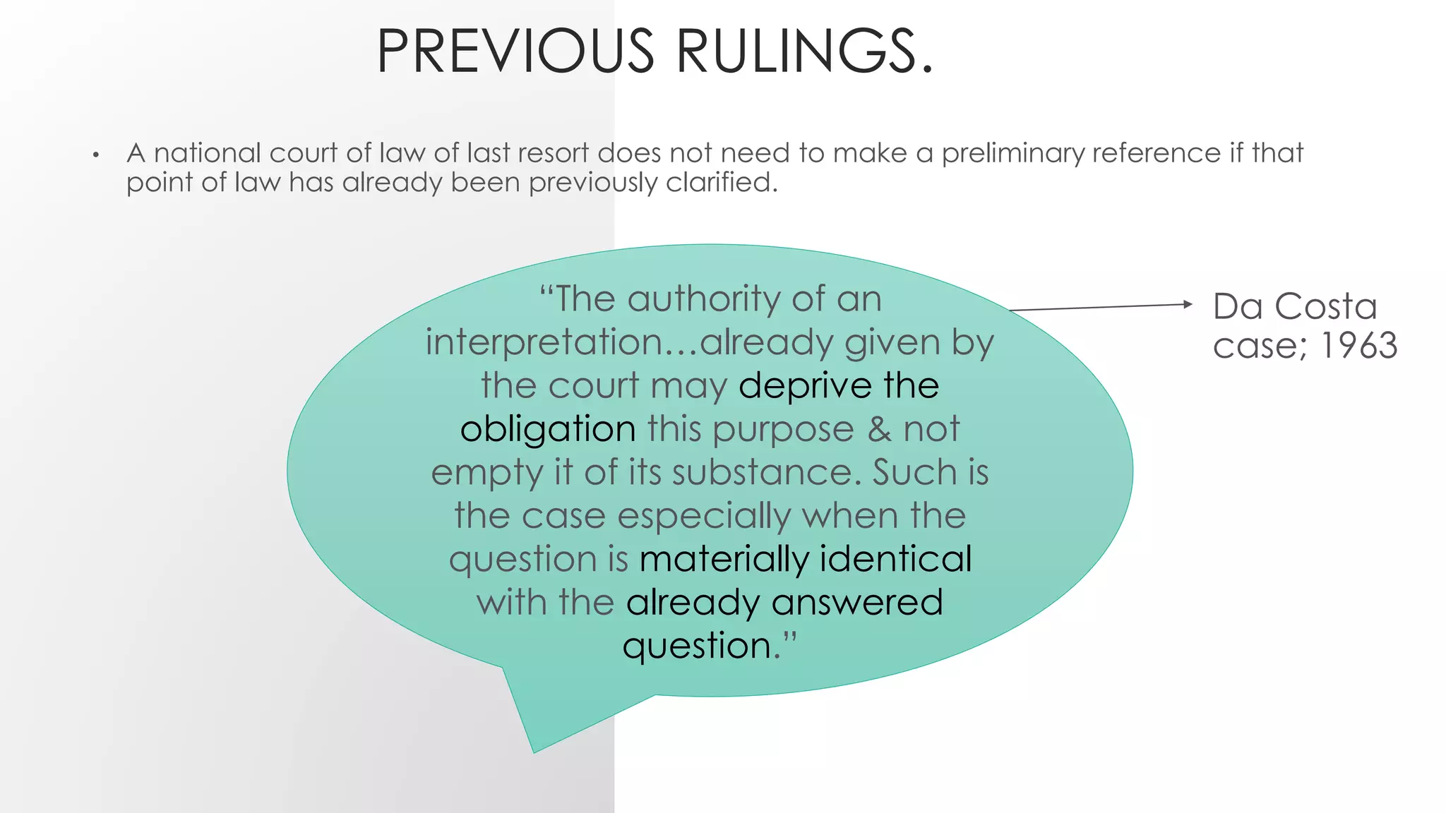 Preliminary Ruling Procedure; EU law | PPT