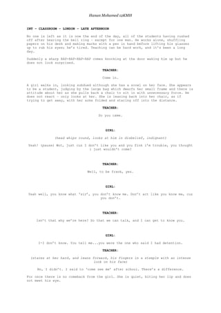 Preliminary script | DOCX