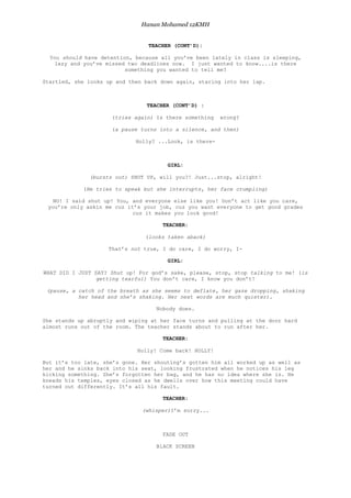 Preliminary script | DOCX