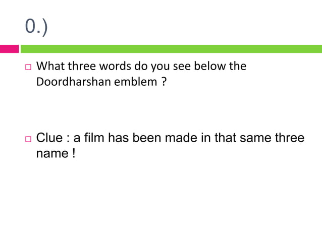 Preliminary selection round – india quiz slides | PPTX