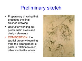 Preliminary Sketch and Organizational Line | PPT