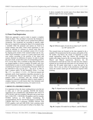 Preliminary study of multi view imaging for accurate 3 d reconstruction using structured light ...