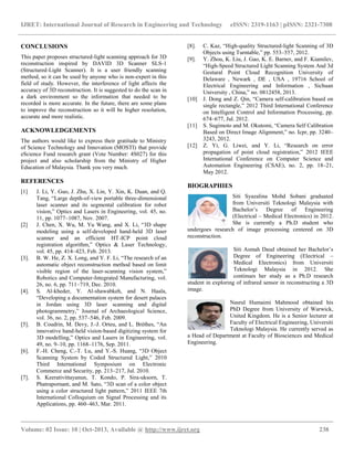 Preliminary study of multi view imaging for accurate 3 d reconstruction ...