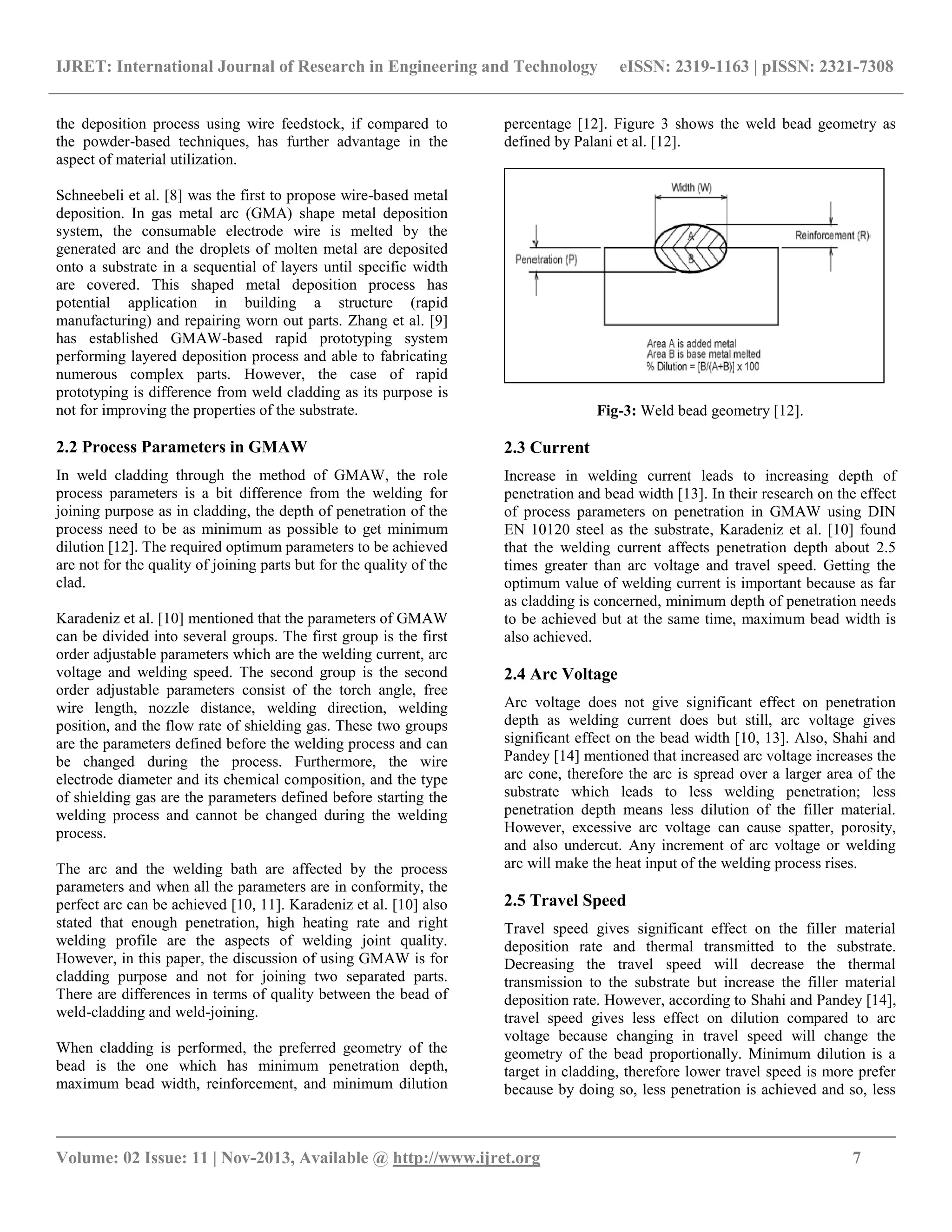 Preliminary study of on cladding process on gray cast iron substrate | PDF