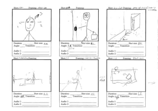 Preliminary task story board | PDF