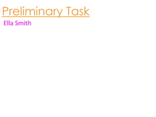 Preliminary task | PPT
