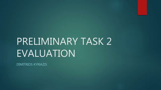 Preliminary task 2 | PPT